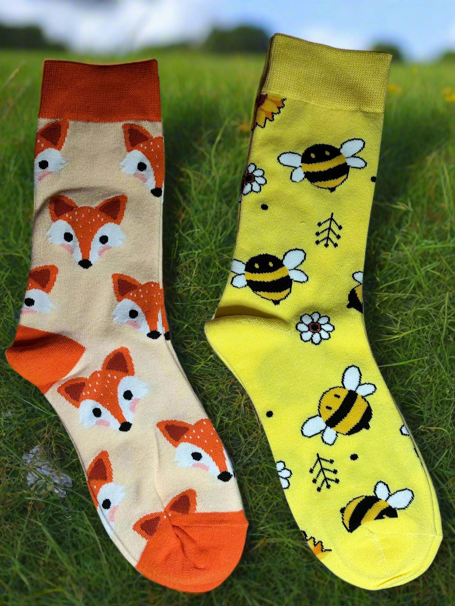 Socks - Bees and Foxes – Old And New Creatures